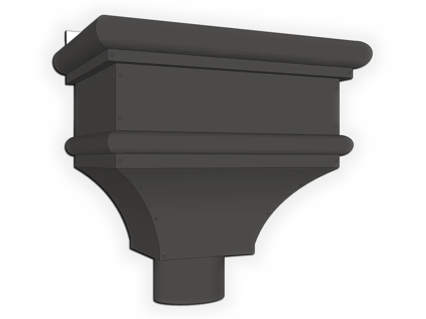 The Bedford Small Leader Head | KM Sheet Metal